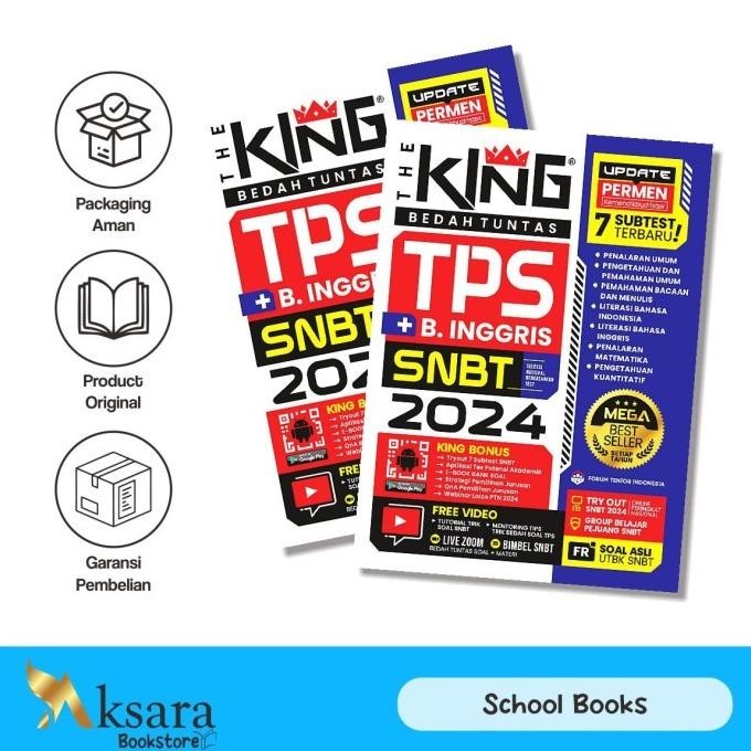 Jual Buku The King Bedah Soal Dan Materi Tps Snbt 2024 2025 Shopee