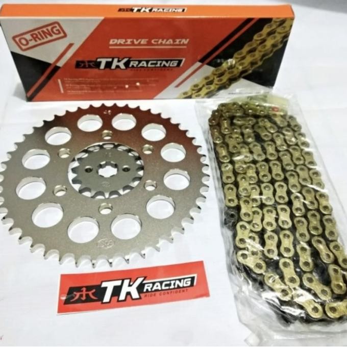 Jual Gear Set Tk Racing Cb150X / Cbr150 2020 ( 6 Baut ) + Rantai O-Ring ...