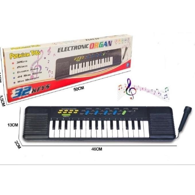 Jual Mainan Anak Piano + Mic/Electric Keyboard+Mic/Mainan Edukasi ...