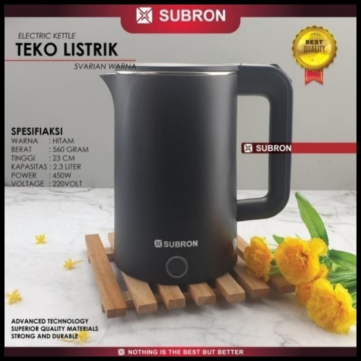 Jual SUBRON ELECTRIC KETTLE EK-2.0 TEKO LISTRIK SUBRON 2 LITER | Shopee ...
