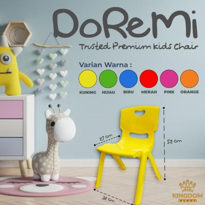 Jual KURSI ANAK/KURSI GAMBAR/KURSI PLASTIK ANAK/KURSI TK/KURSI WARNA ...