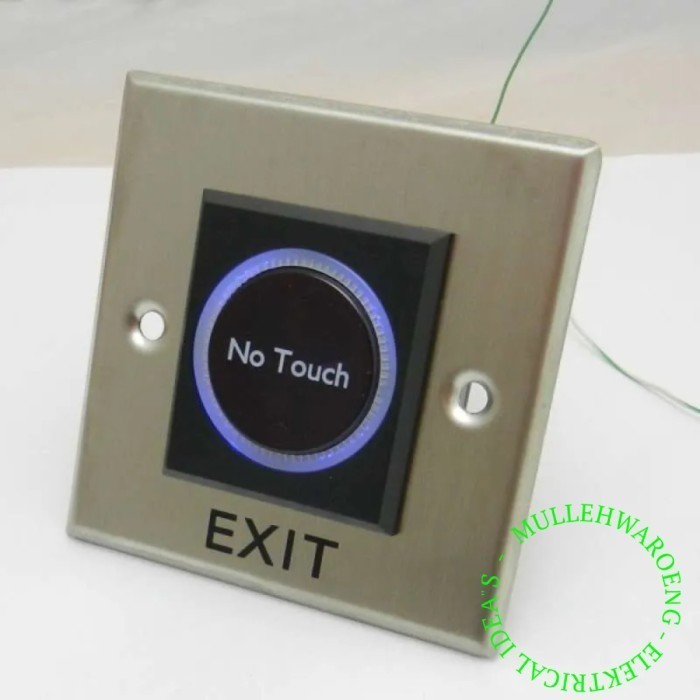 Jual TOML EXIT NOTOUCH DOOR RELEASE PUSH BUTTON AKSES PINTU TOUCHLESS ...