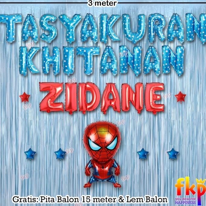 Jual Paket Dekorasi Tasyakuran Khitanan/ Sunatan Dekor Balon Tema ...