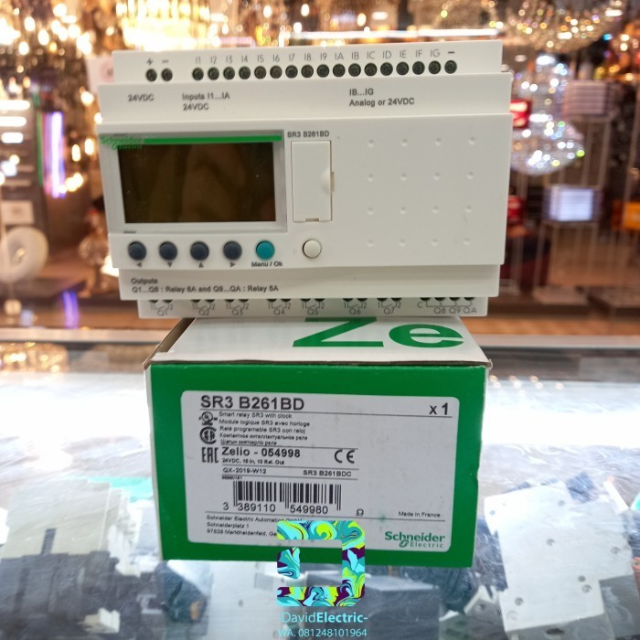 Jual Asli Zelio Smart Relay Sr3B261Bd Schneider Murah | Shopee Indonesia