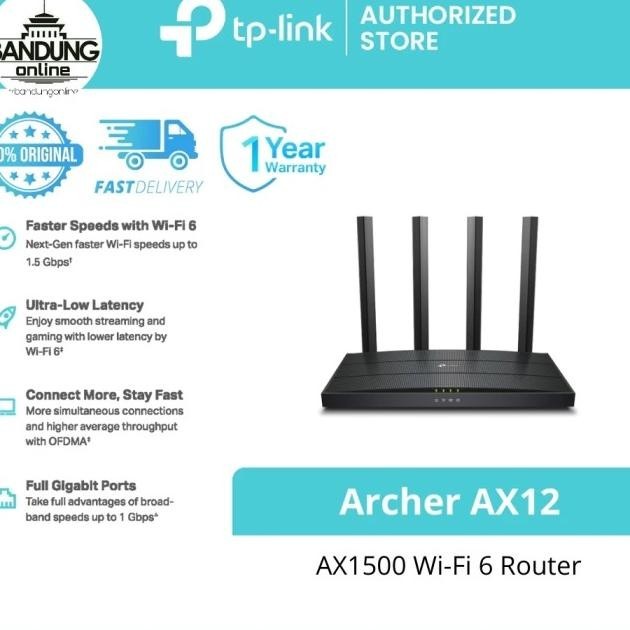 Jual Tp-Link Archer Ax12 Ax1500 Wi-Fi 6 Wireless Router | Shopee Indonesia