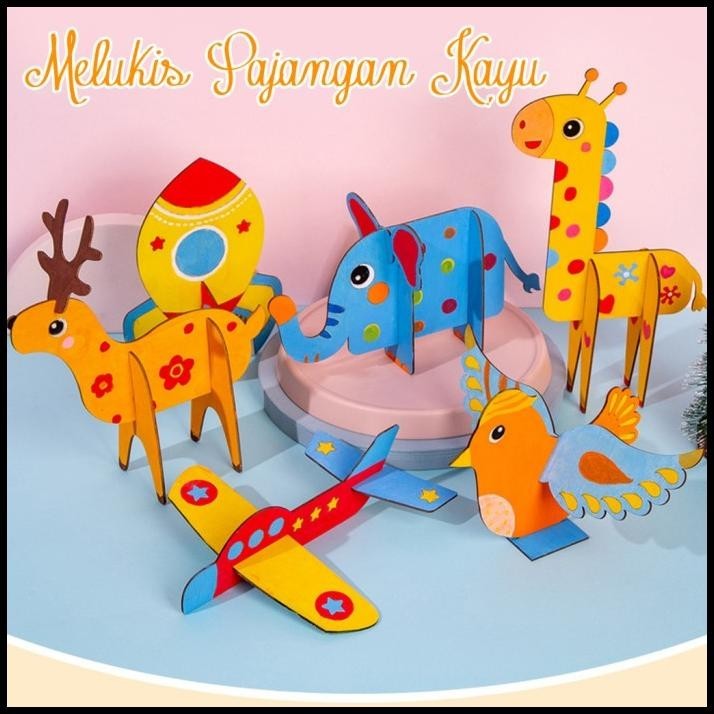 Jual TERBARU MAINAN EDUKASI MEWARNAI MERANGKAI PUZZLE PAJANGAN KAYU ...