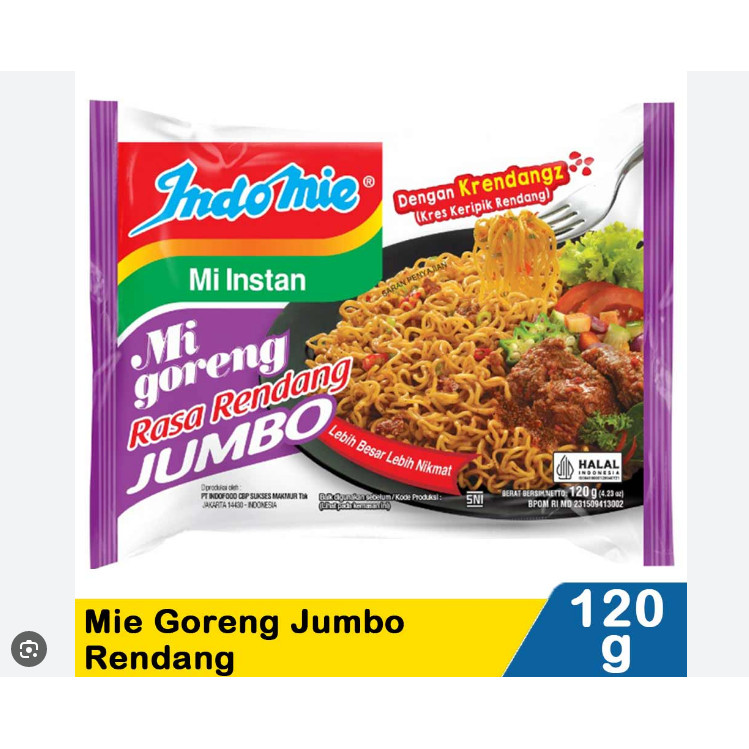 Jual Mie Indomie Rendang Jumbo Original | Shopee Indonesia