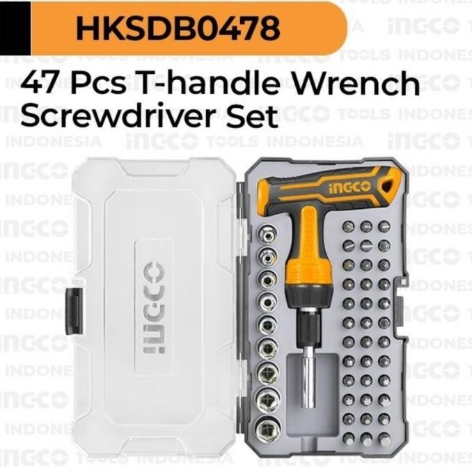 Jual (VEGO) TOOLKIT BENGKEL MOTOR INGCO VESPA YAMAHA ISI 47 PCS 1 SET ...