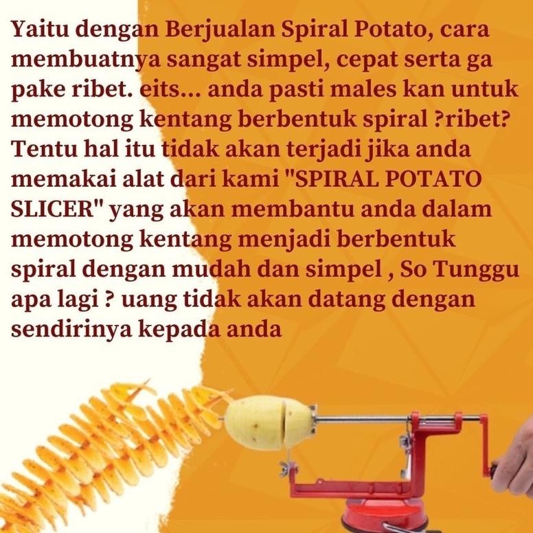 Jual MESIN KENTANG SPIRAL ALAT PEMOTONG SPIRAL POTATO SLICER PISAU ULIR ...