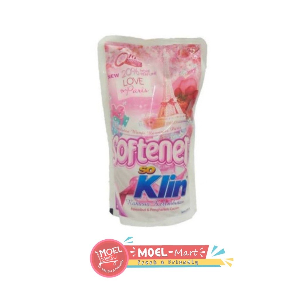 Jual SO KLIN Softener Pink Pouch 900ml | Shopee Indonesia