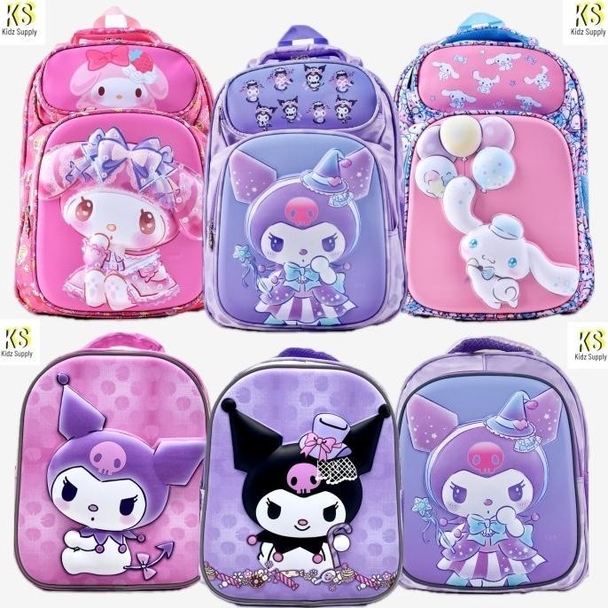 Jual Tas Ransel Sanrio Anak TK SD Anak Perempuan Ransel Sekolah Anak Kuromi | Shopee Indonesia