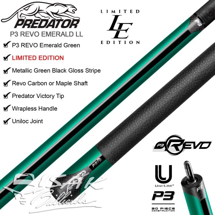Jual PREDATOR P3 EMERALD GREEN REVO - LEATHER WRAP LIMITED EDITION ...