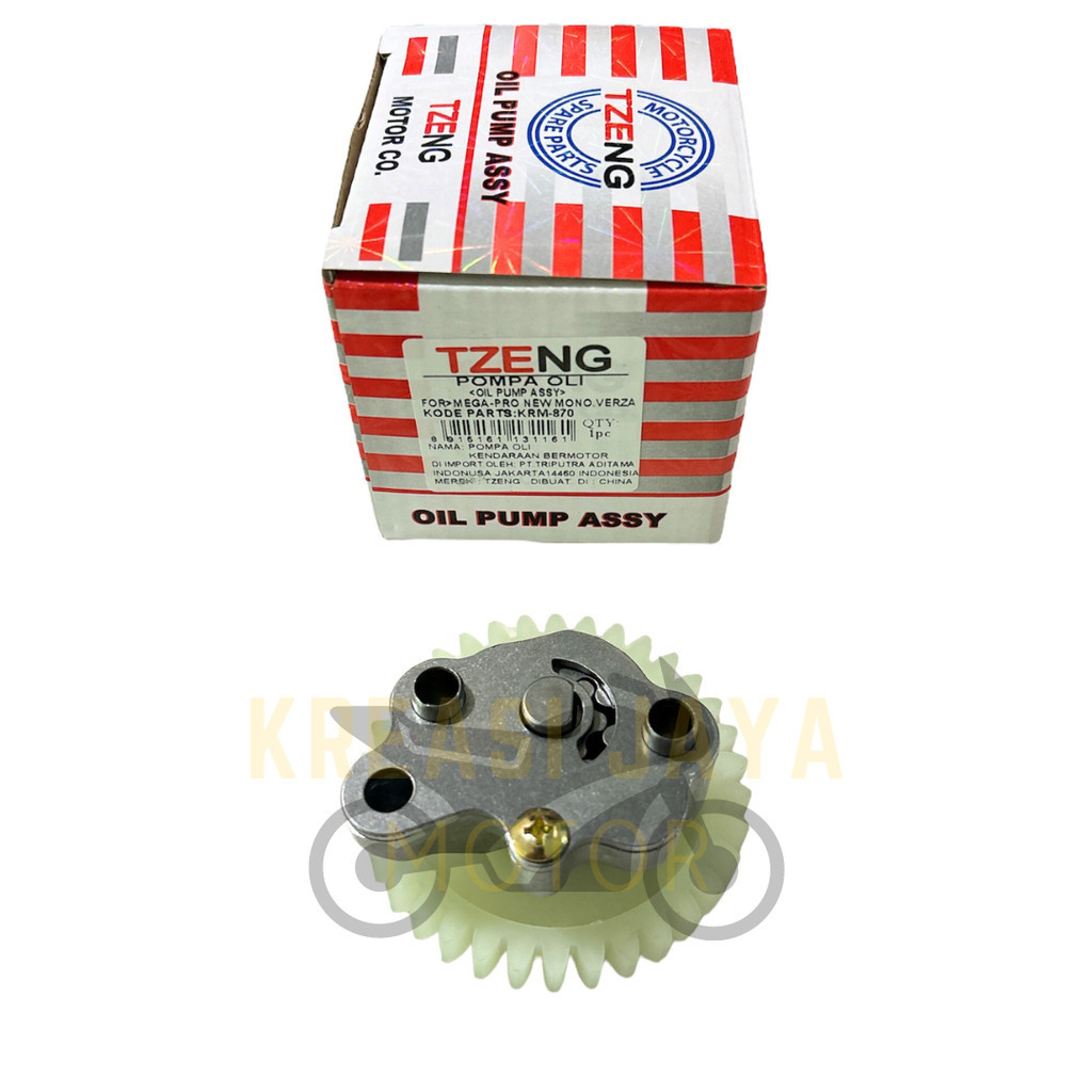 Jual Oil Pump Assy Pompa Oli Mega Pro New Mono. Verza | Shopee Indonesia