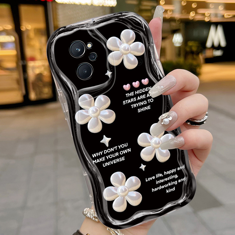 Jual Casing Hp Realme 9i 4G Case Cesing pola Bunga mutiara Silikon baru ...