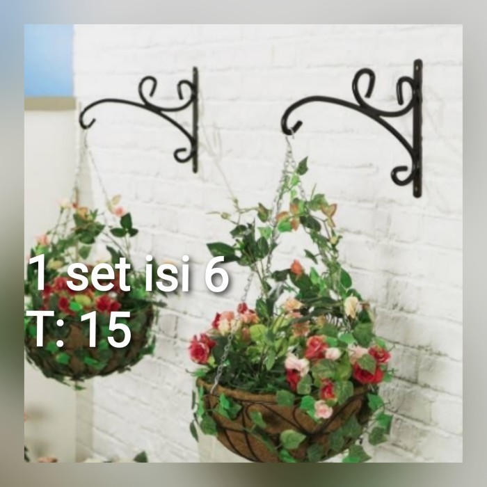 Jual Stand Gait Gantungan Pot/Tempel Dinding/Pot/Standing Planter ...