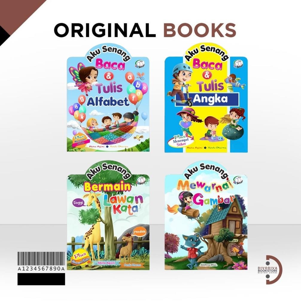Jual Buku Aktivitas Anak Paud/Tk - Seri Aku Senang | Shopee Indonesia