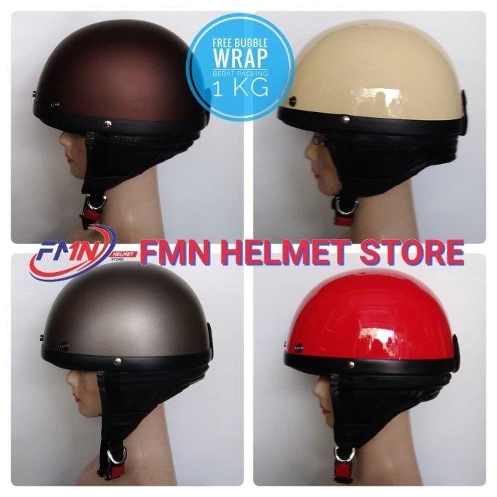 Jual Helm Chip Catok Vespa Polos | Shopee Indonesia