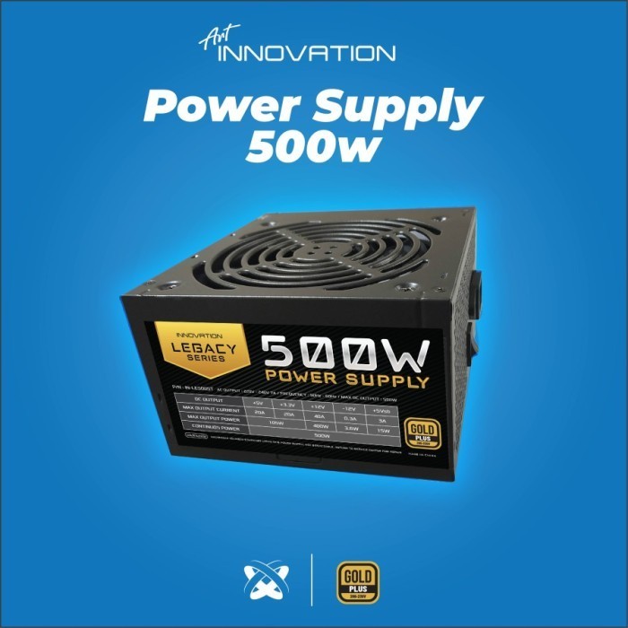 Jual Power Supply Innovation 500W 80+ Gold Legacy Series- Psu | Shopee ...