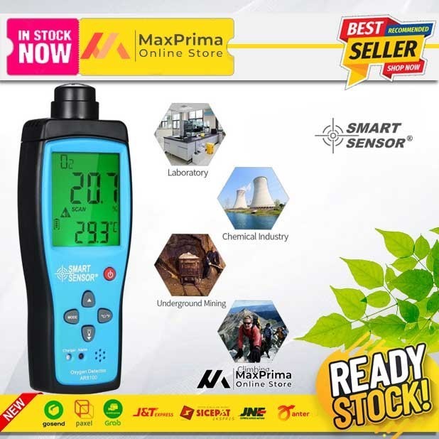 Jual Jual Oxygen Tester Smart Sensor Ar8100 Oksigen Detector O2