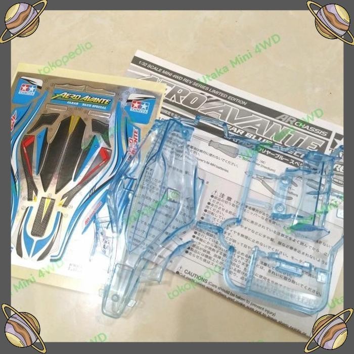 Jual [utk] tamiya body aero avante clear blue special made in japan ...
