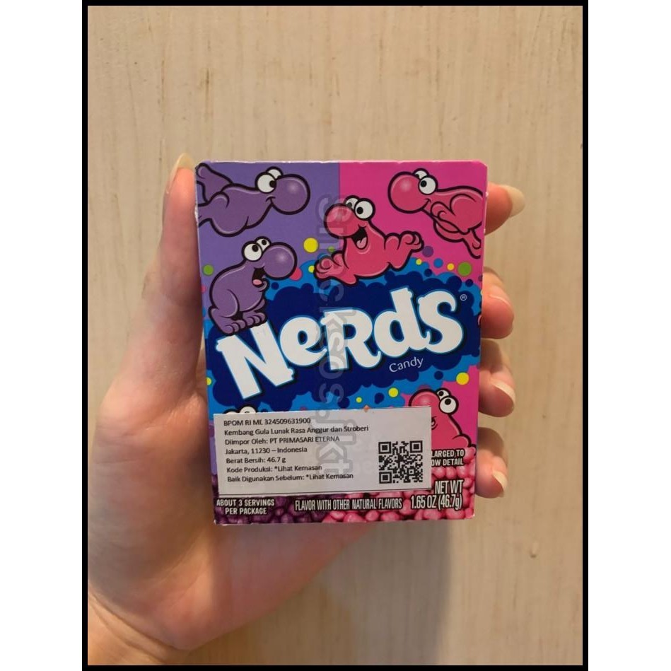 Jual Nerds Surf&Turf / Double Dipped / Watermelon /Grape Stroberi Candy ...
