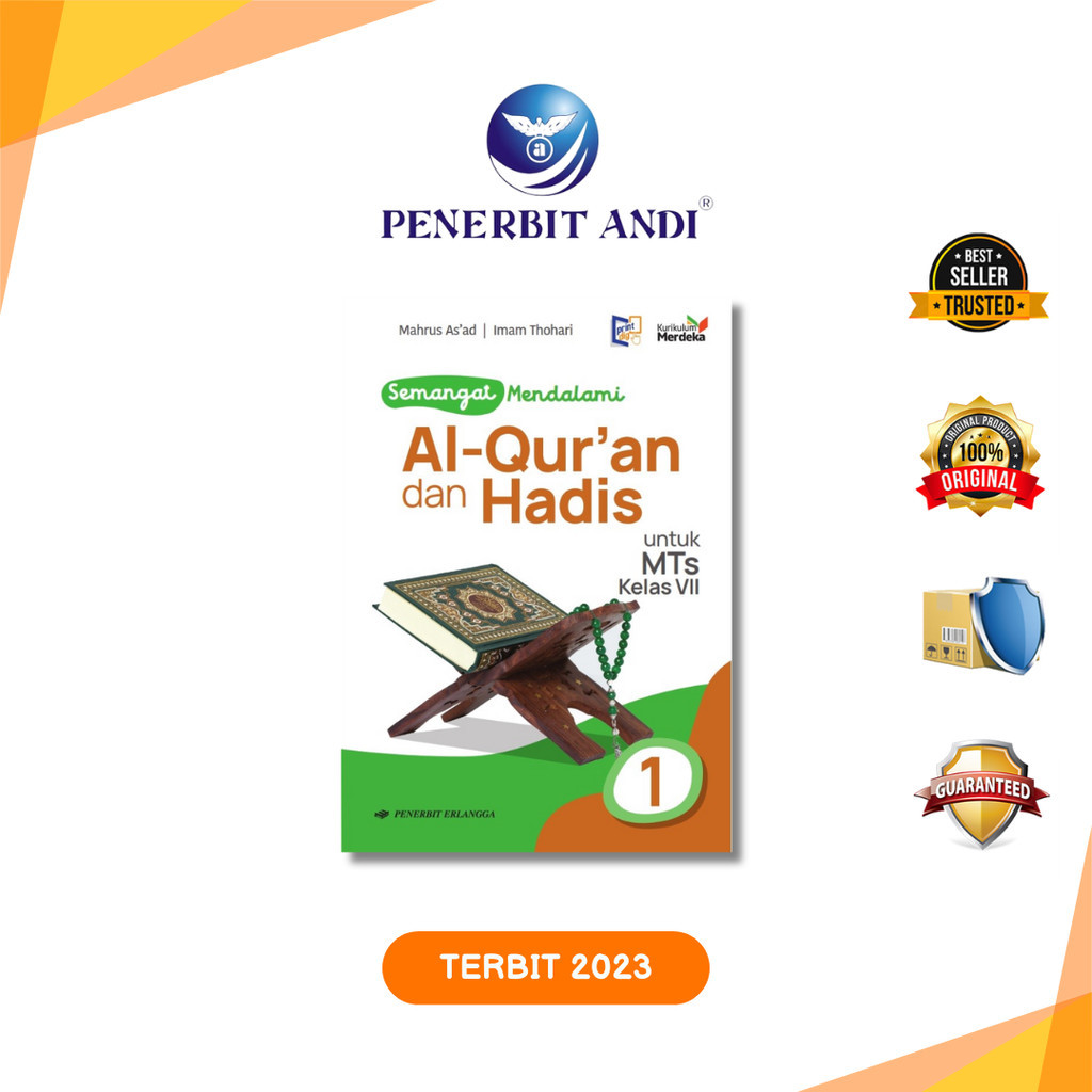 Jual Buku Pelajaran Semangat Mendalami Al-Quran dan Hadis MTs Kelas 7 Kurikulum Merdeka | Shopee ...