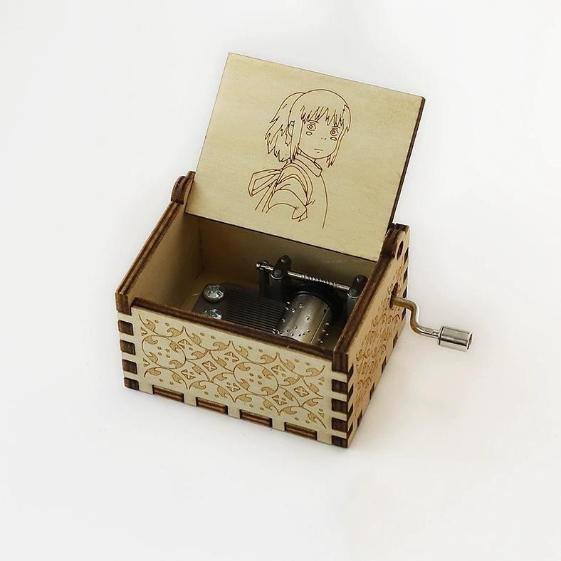 Jual KOTAK MUSIK KAYU WOODEN MUSIC BOX VINTAGE DIPUTAR MANUAL READY ...