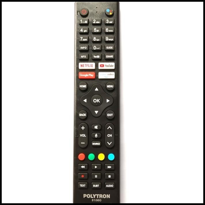 Jual Remot Remote Smart Tv Polytron 81I960 Prime Android Tv Uhd Led ...