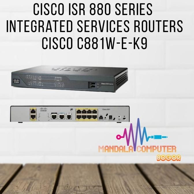 Jual Cisco ISR C881W-E-K9 800 Cisco 880 Series Integrated Services ...