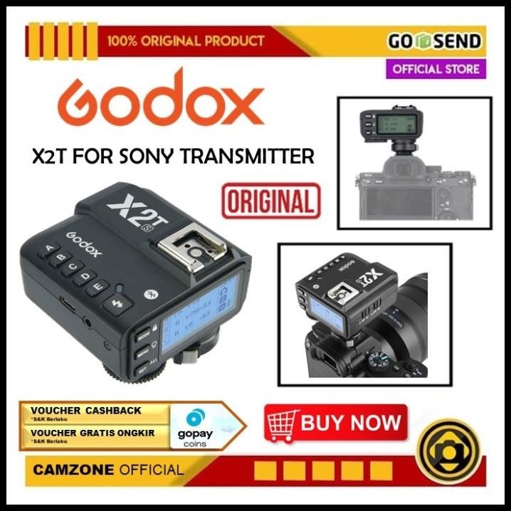 Jual Godox X2T Sony Trigger Transmitter X2 T X 2T Xt2 Xt-2 X-2T Hss Ttl ...