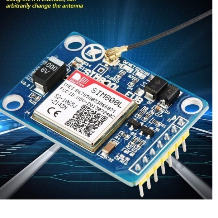 Jual MASTER SIM 800L V2 upgrade version GSM GPRS module for arduino 5V ...