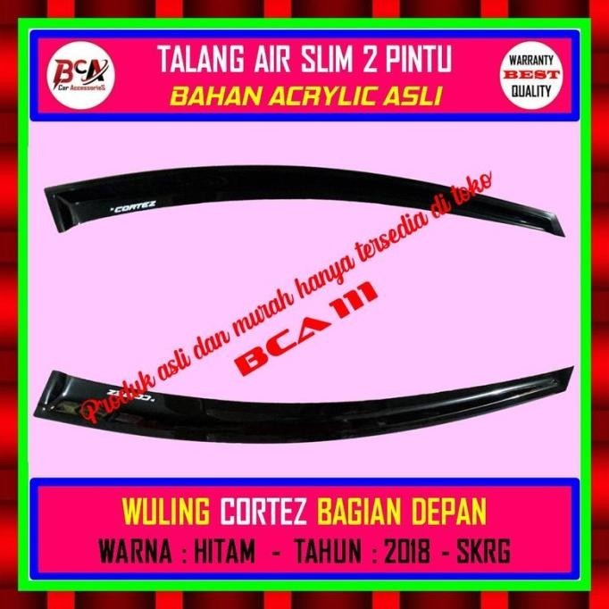 Jual Update neet TALANG AIR (DEPAN) WULING CORTEZ 2018 UP - MODEL SLIM - HITAM Buru Order ...