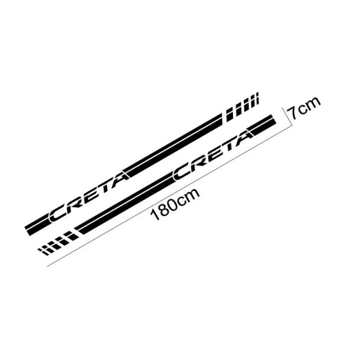 Jual Hyundai Creta 2022 Side Sticker High Grade Sticker Premium Keren ...