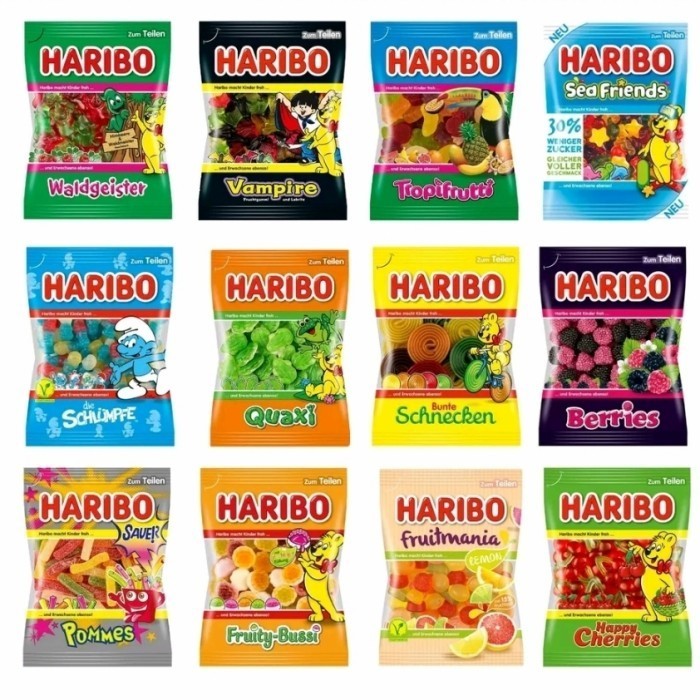 Jual Haribo Sour Gummy Candy Permen Asam Buah | Shopee Indonesia