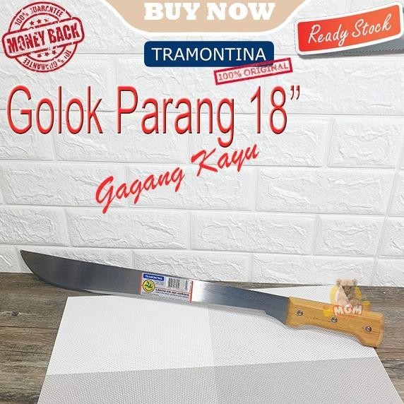 Jual Made In Brazil Tramontina Golok Parang 45Cm Machete Knife 18In S ...