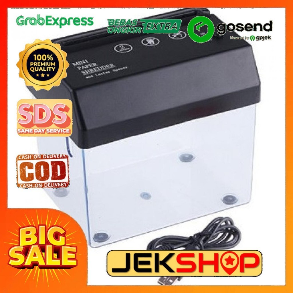 Jual Mesin Penghancur Kertas Mini Paper Shredder with Letter Opener - SW501 Jakcom | Shopee ...