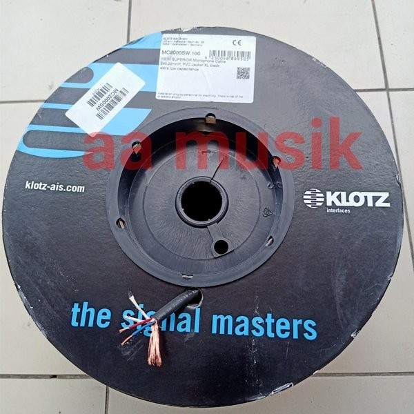 Jual Kabel Mic Klotz Mc2000 Original Made In Jerman 100 Meter Per Roll ...