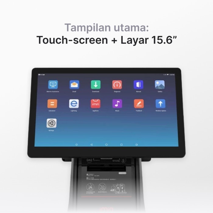 Jual Android Pos Machine Desktop Mesin Kasir Imin D4 504 Dengan Printer ...