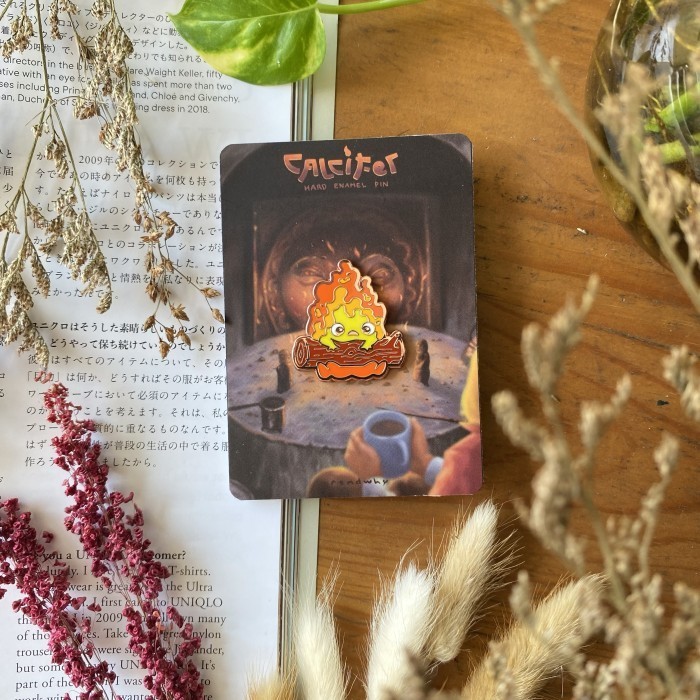 Jual GHIBLI CALCIFER: THE SPIRITED FIRE DEMON - HARD ENAMEL PIN ...