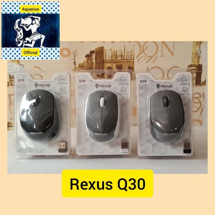 Jual Rexus Q20 Mouse Wireless Office Silent Click | Shopee Indonesia