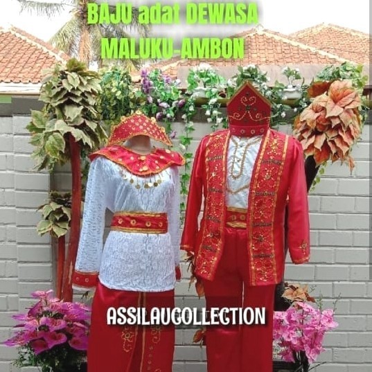 Jual pakaian adat maluku dewasa//baju adat Maluku/ambon | Shopee Indonesia