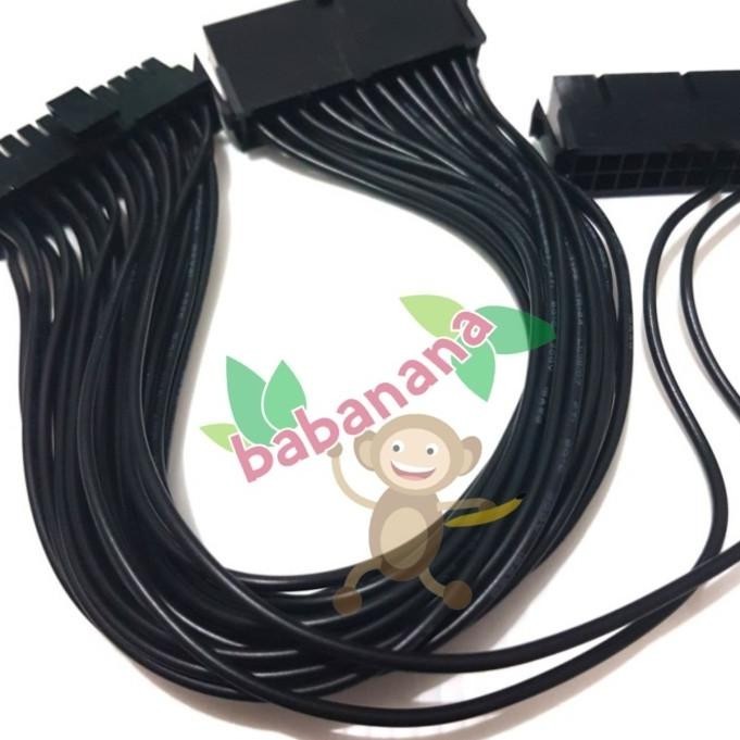 Jual Dual Psu Atx 24 Pin Cable Kabel Pc Power Motherboard For Mining ...