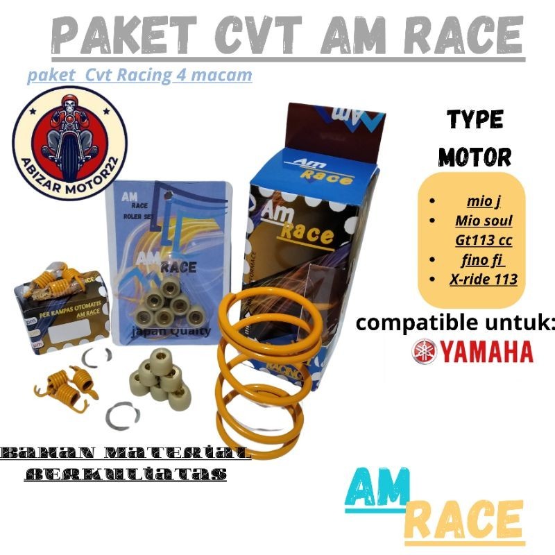 Jual PAKET PER CVT RACING 1500 RPM MIO MIO J XRIDE MIO SOUL GT FINO FI ...
