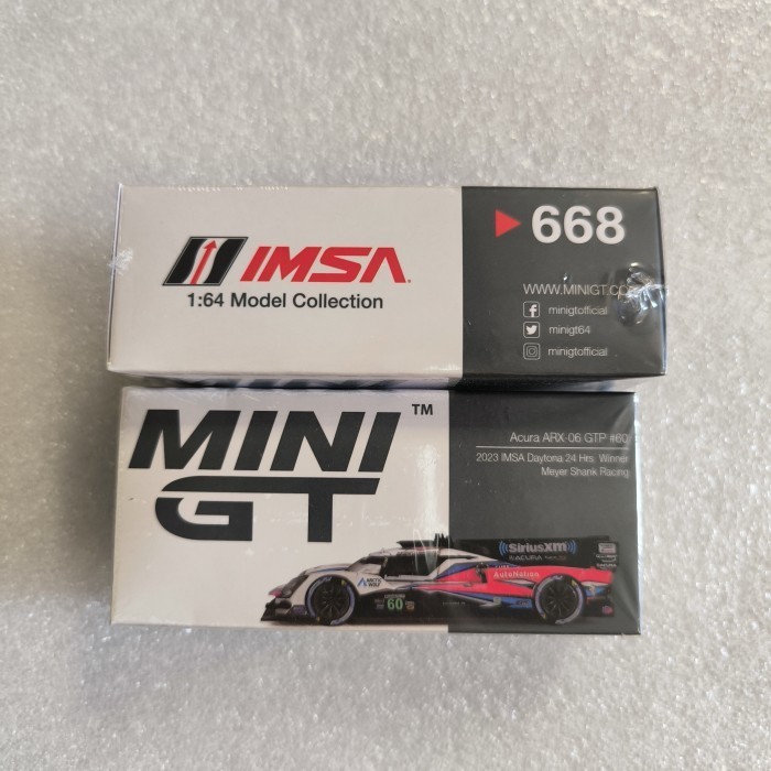 Jual MINI GT 668 ACURA ARX-06 GTP #60 - 2023 IMSA DAYTONA 24HRS WINNER ...