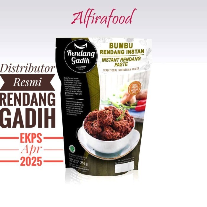 Jual Bumbu Rendang Instan - Rendang Gadih | Shopee Indonesia