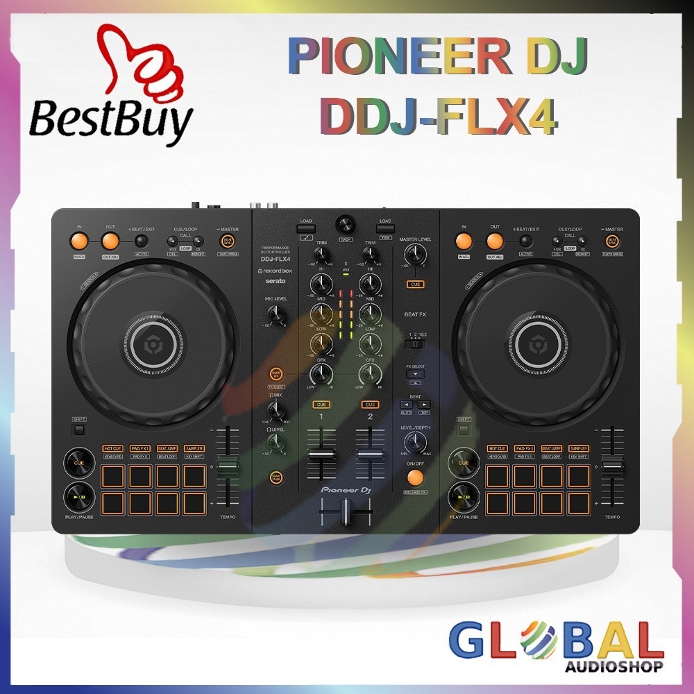 Jual Pioneer DJ Controller DDJ-FLX4 FLX 4 GARANSI RESMI | Shopee Indonesia