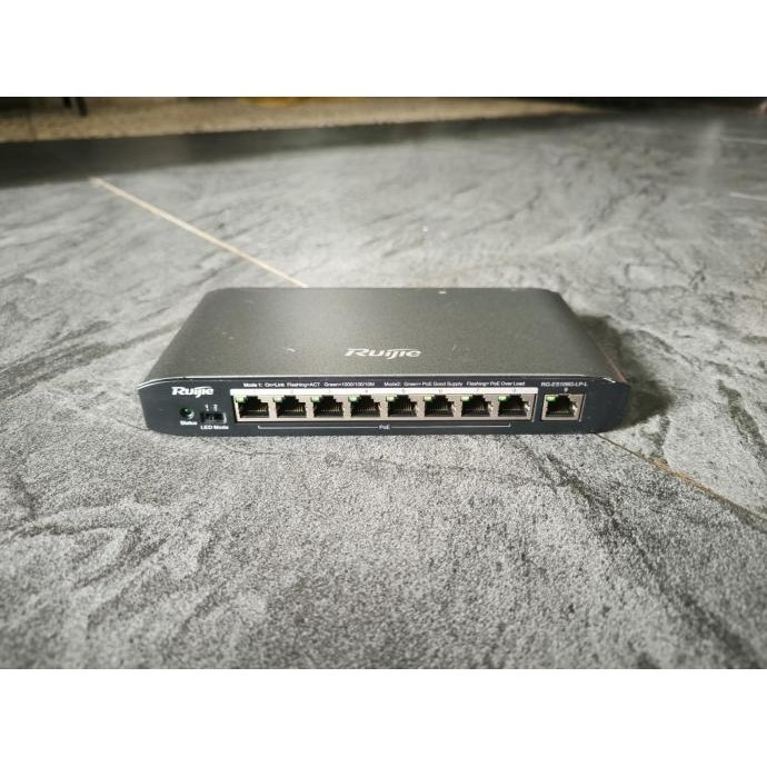 Jual PROMO!!! RUIJIE-8-PORT Gigabit PoE Switch RG-ES109G-LP-L Laris ...