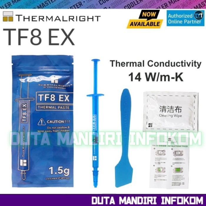 Jual THERMALRIGHT TF8 EX - THERMAL PASTE COMPOUND CONDUCTIVITY | Shopee Indonesia