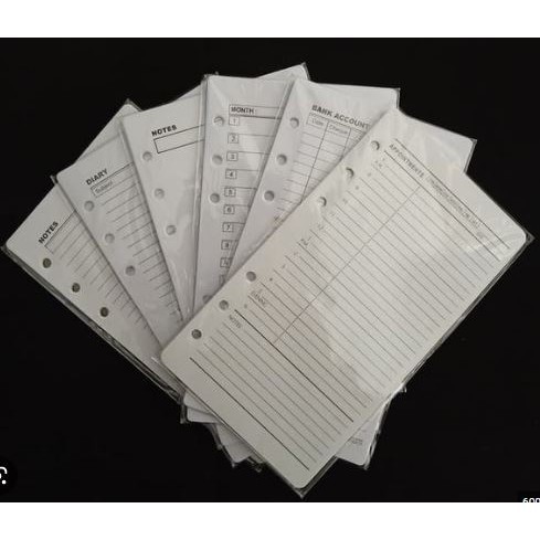 Jual Rados - Refill Time Planner Note Garis Ukuran A6.9 | Shopee Indonesia