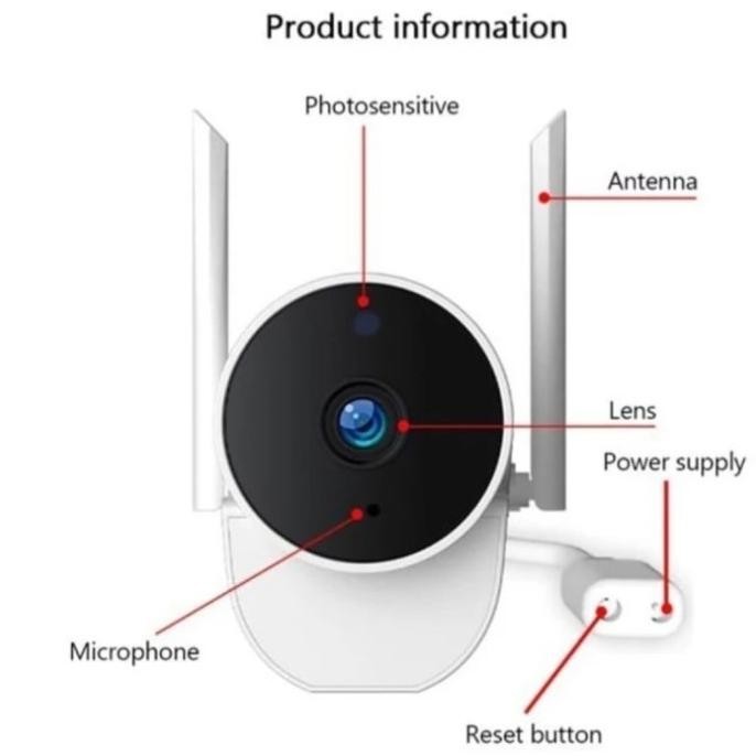 Jual CAMERA CCTV XIAOVV OUTDOOR T0606 | Shopee Indonesia